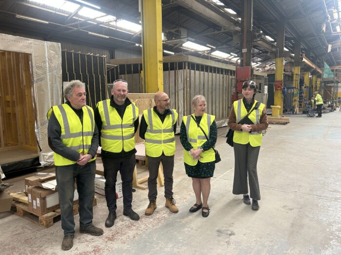 Knighton - Our local Council come to inspect the factory - Healthmatic